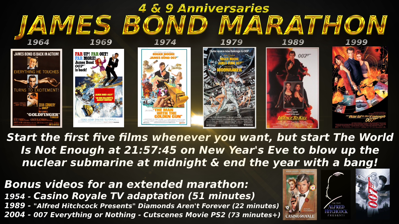 From the Archives: 4 & 9 James Bond Marathon – Dale's Toys